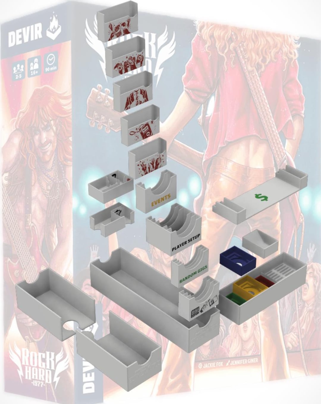 Rock Hard 1977 Box Insert [DIGITAL STL FILES] - Etsy