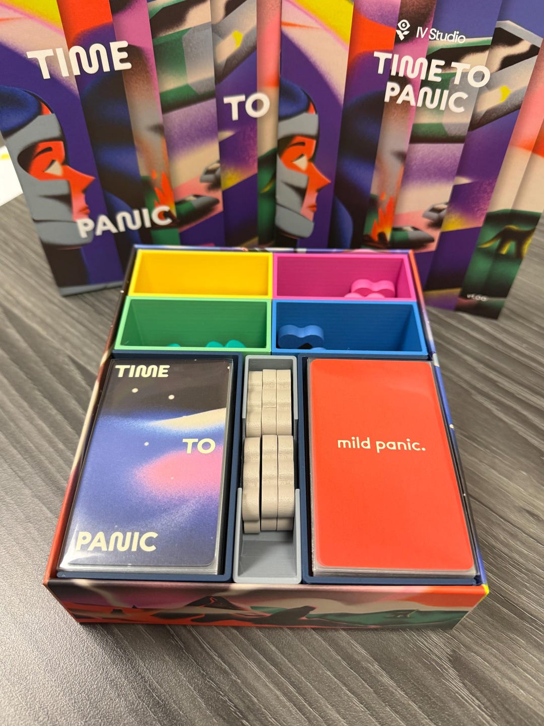 Time to Panic - Board Game Insert - Etsy