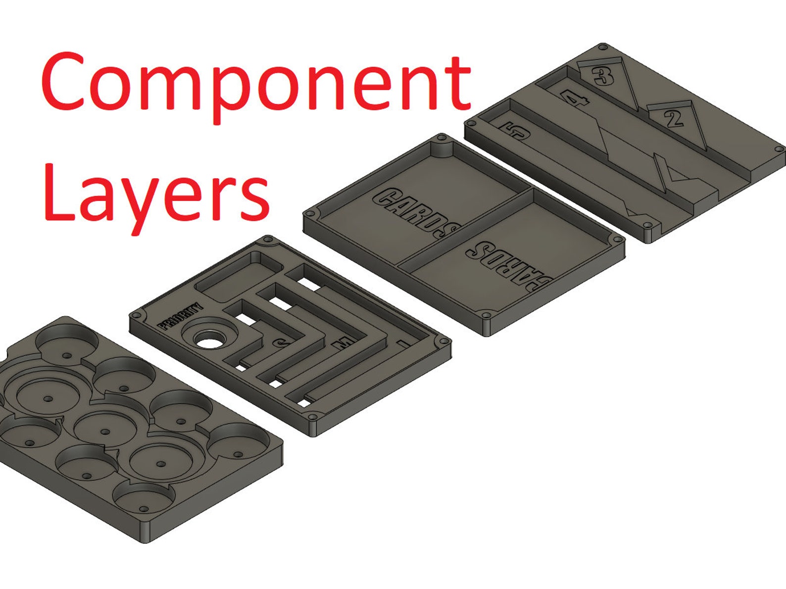 MCP Mini Tray System [STL FILES] - Etsy