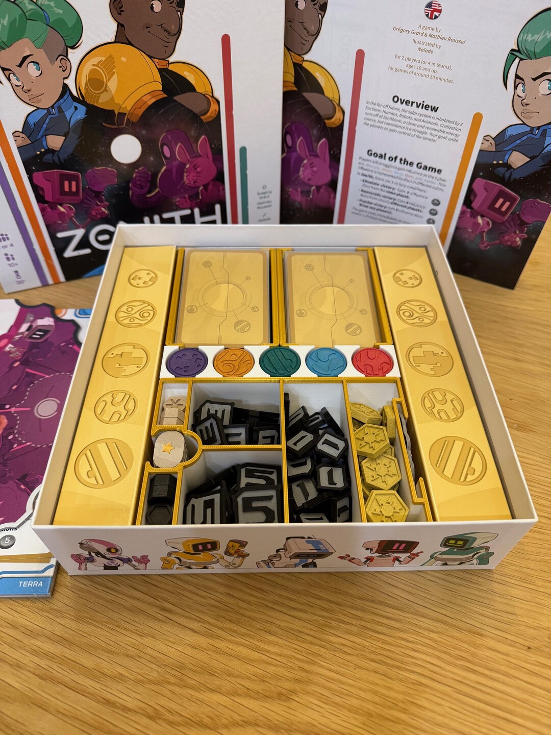 Zenith - Board Game Insert and Tokens - Etsy