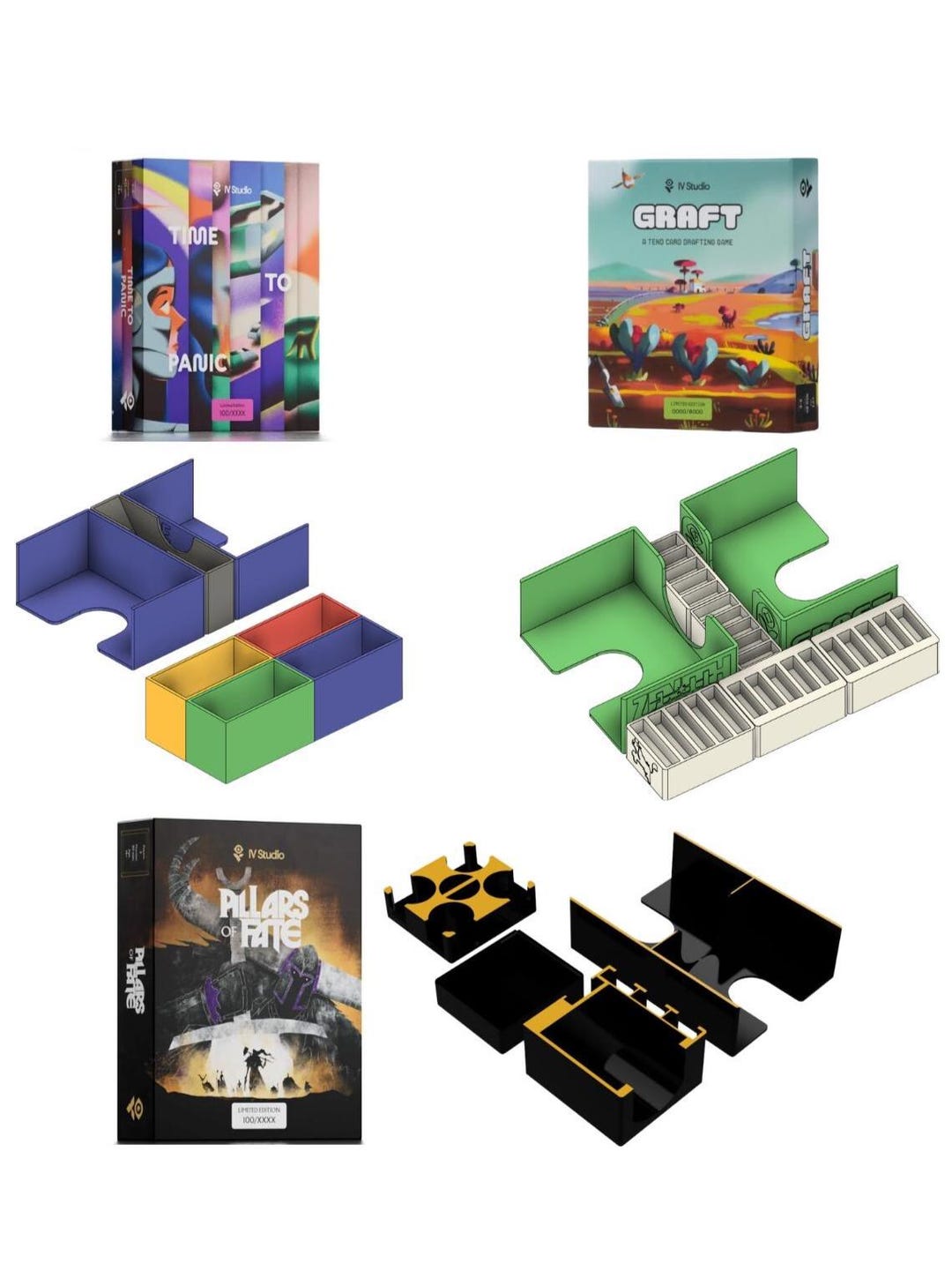 IV Studio Small Box Games Inserts - Digital Download Combo [STL/3MF ...