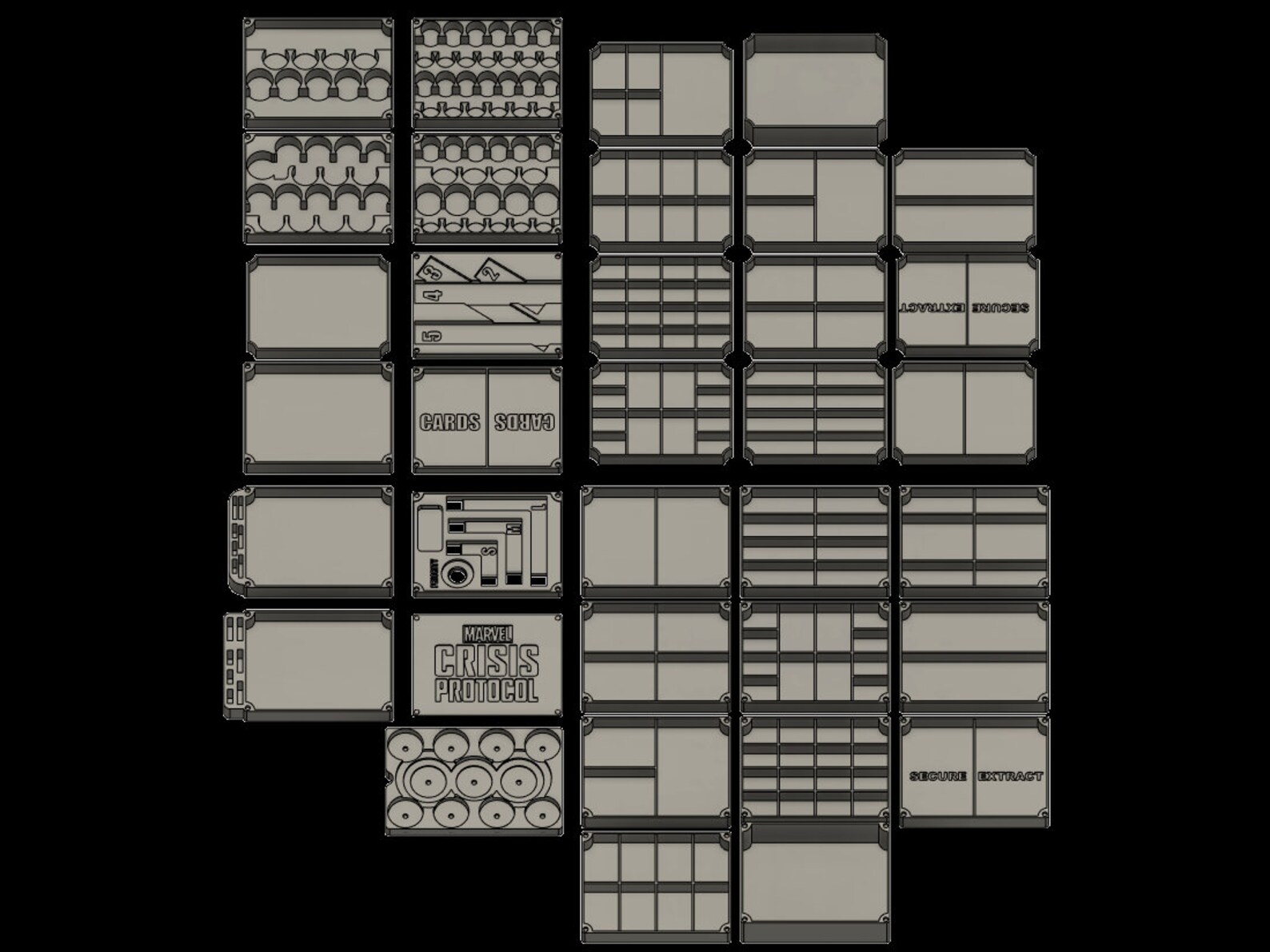 MCP Mini Tray System [STL FILES] - Etsy