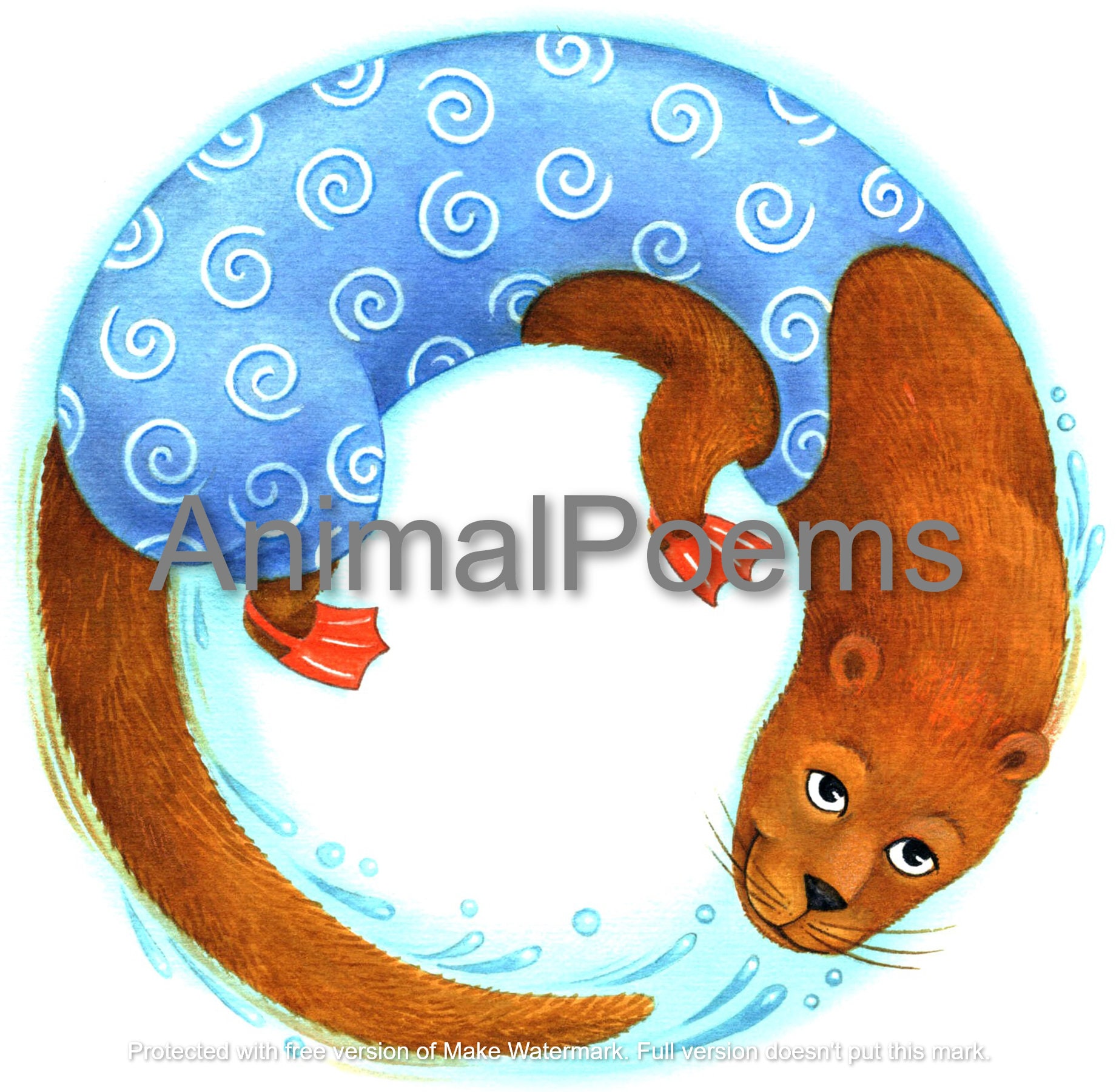 Letter O - Otter - Instant Download, Digital Download, Jpg - Etsy