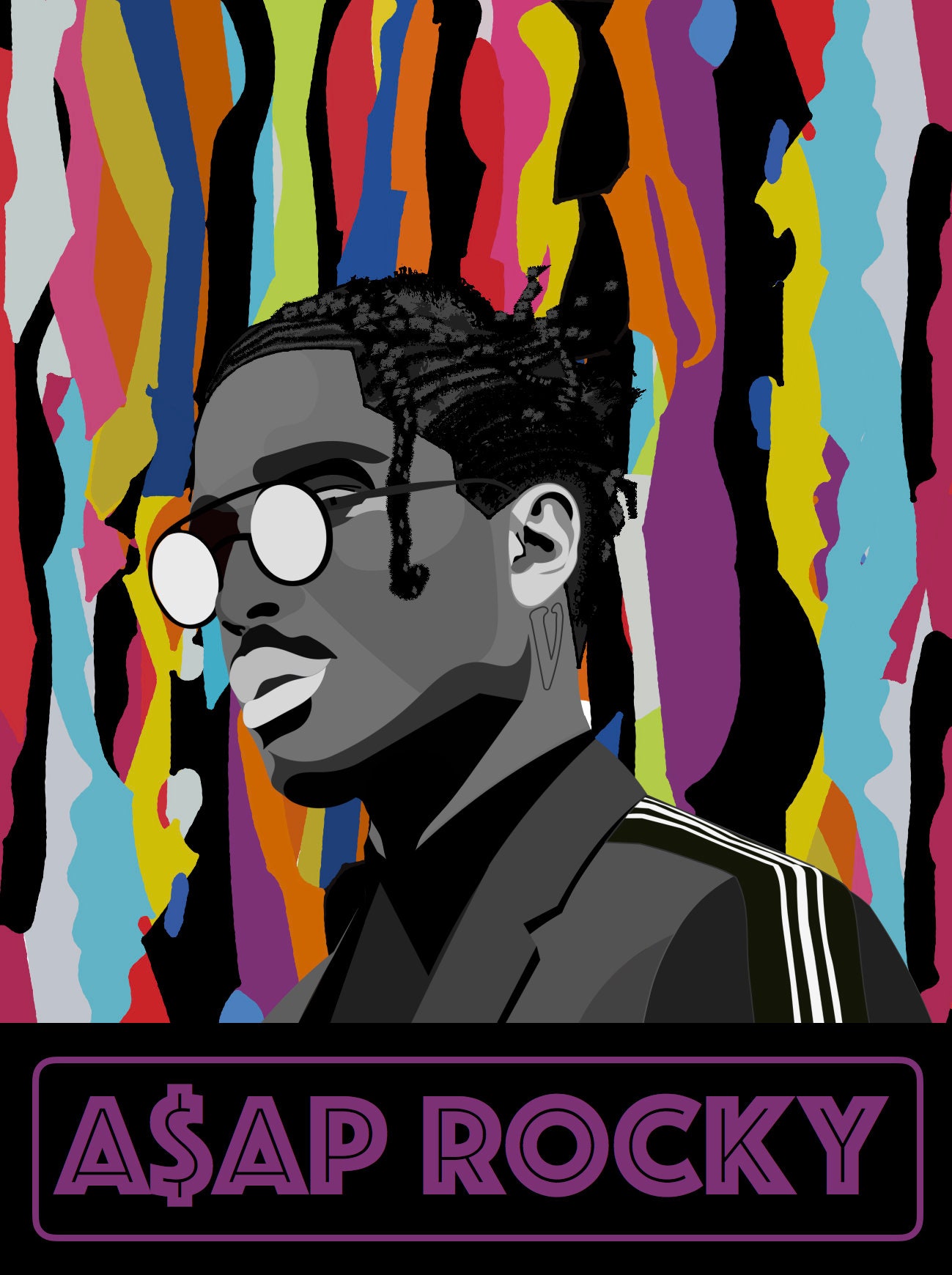 Asap Rocky Poster Asap Rocky Asap Rocky Print Asap Rocky | Etsy