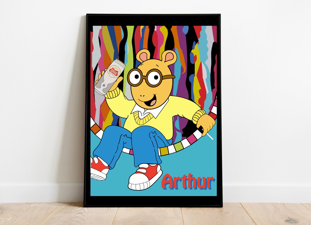 Arthur Cartoon Comical Poster Arthur Poster Arthur Print - Etsy