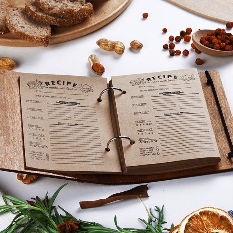 Recipe Book - Etsy