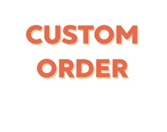 Custom Order Listing | Etsy