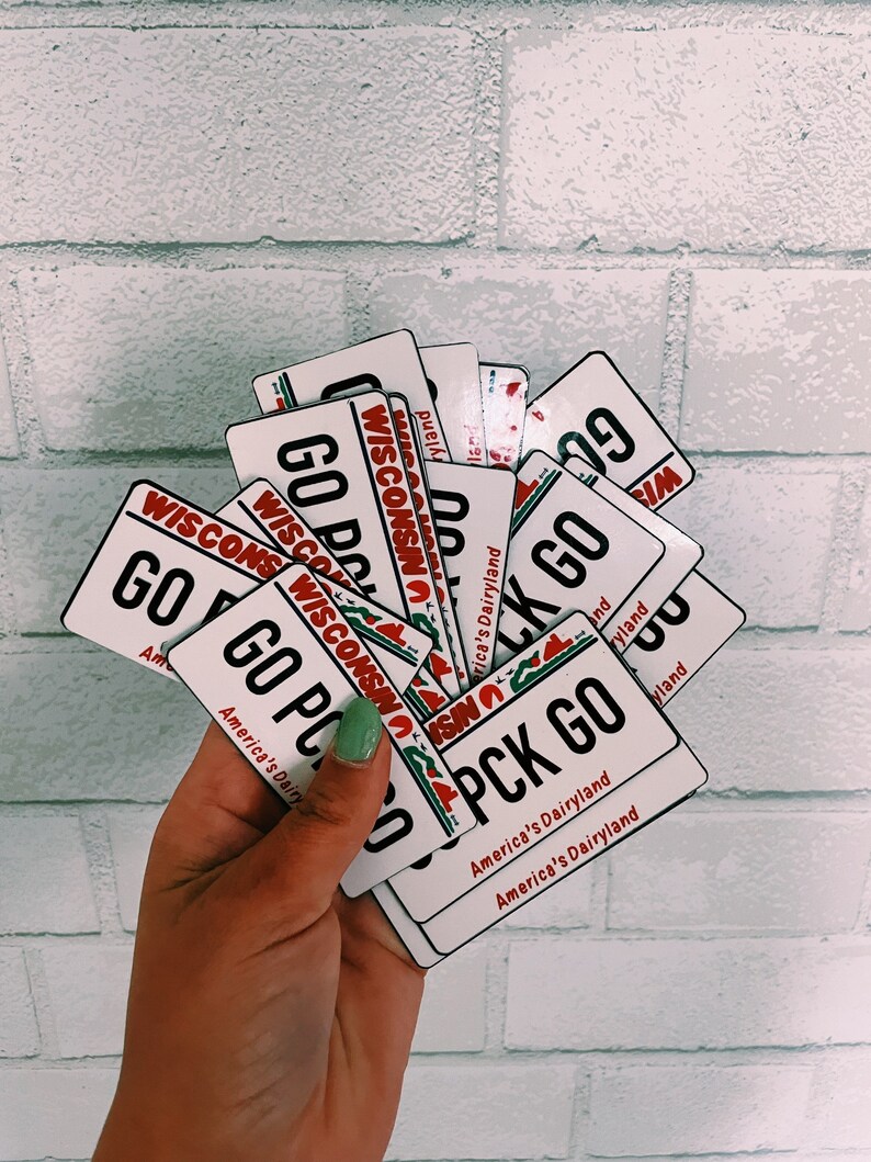 STICKER/MAGNET Go Pack Go Sticker License Plate Sticker | Etsy