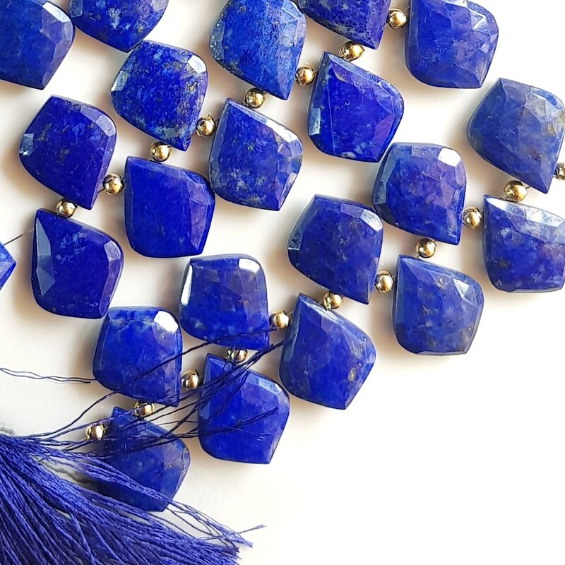 Faceted Lapis - Etsy