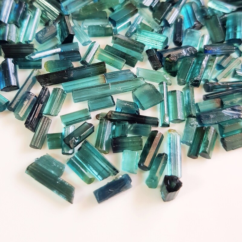 Blue Tourmaline Crystal - Etsy