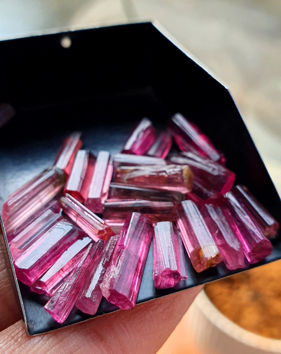 Pink Tourmaline Crystal, Tourmaline Earth Mined Mineral Rough, 100% ...