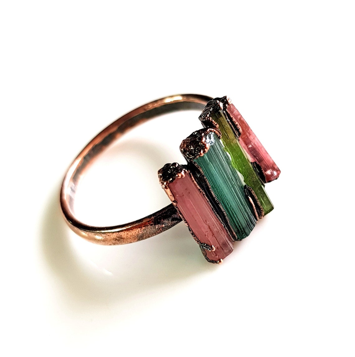 Multi Tourmaline Ring Tourmaline Ring For Her MOM | Etsy