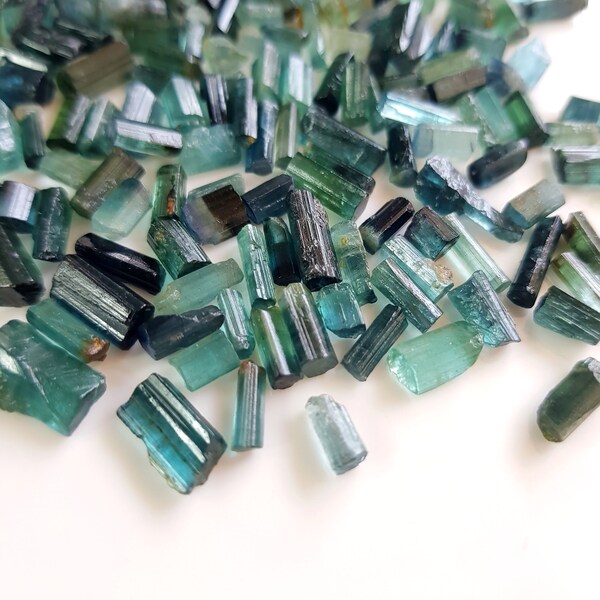 Blue Tourmaline Crystal - Etsy