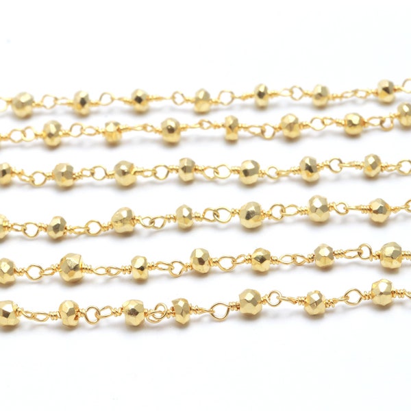 Rosary Chain Gold - Etsy
