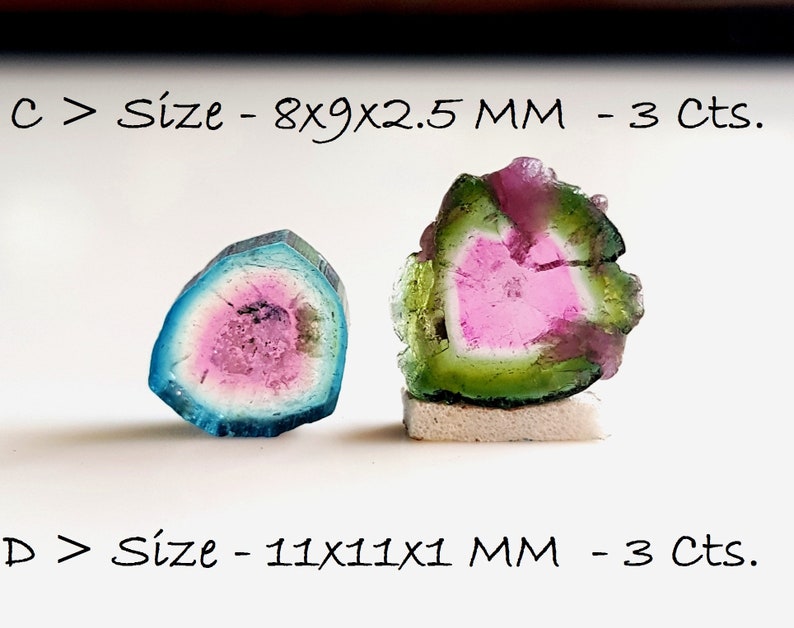 Multi Watermelon Bio Tourmaline Gemstone Smooth Slices Flat | Etsy Multi Watermelon Bio Tourmaline Gemstone Smooth Slices Flat | Etsy