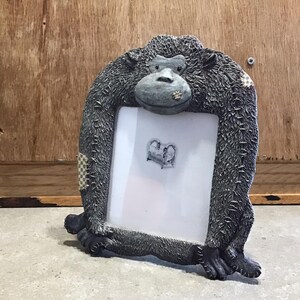 Monkey Photo Frame 3D Animal Picture Frame Photo Easel Back - Etsy