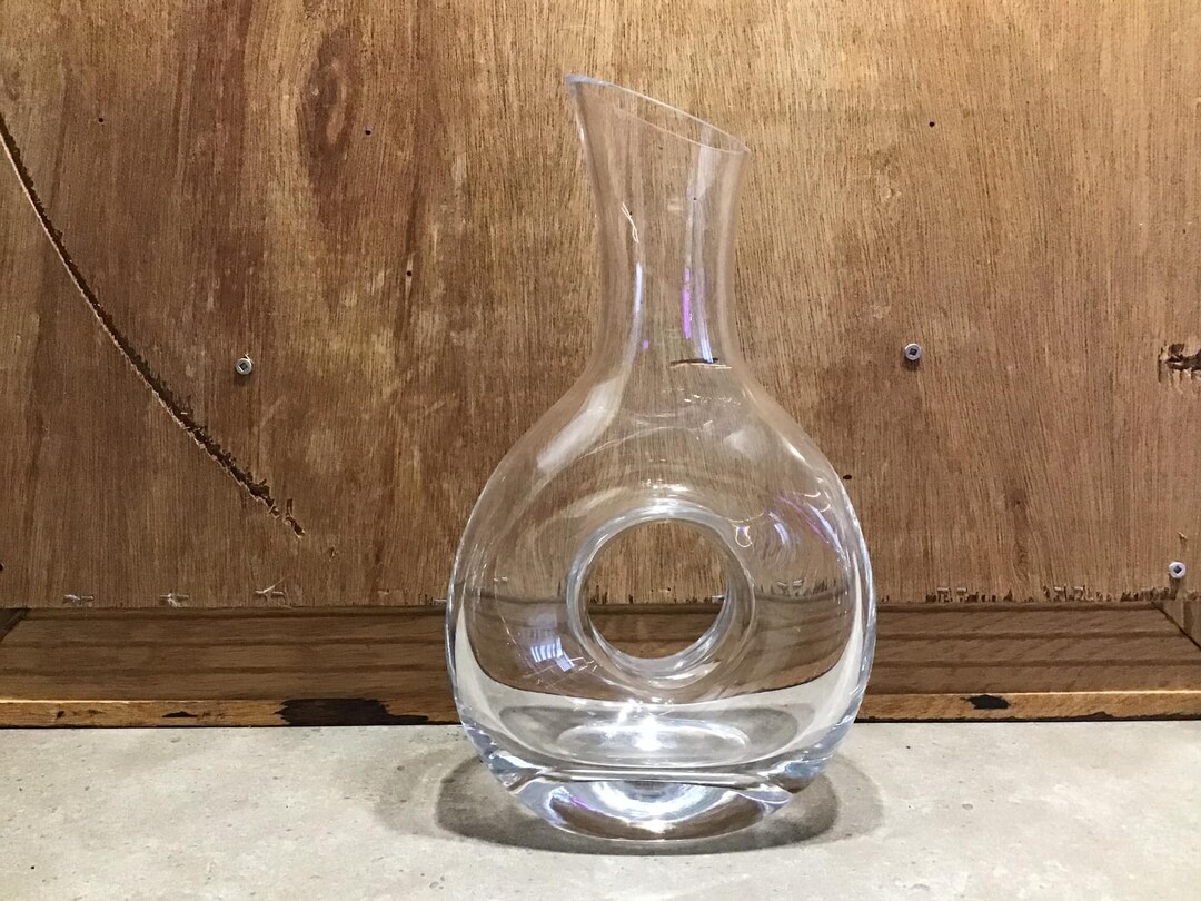 Made in Poland Clear Glass Carafe / Pitcher Europe Style Artistically ...
