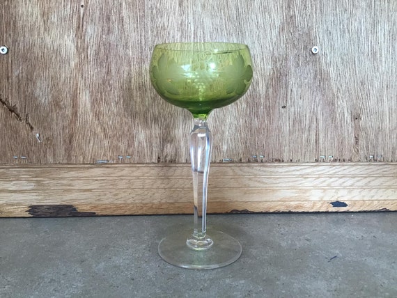 Val St Lambert Mid-century Crystal Vintage Grape Wine Glass | Etsy
