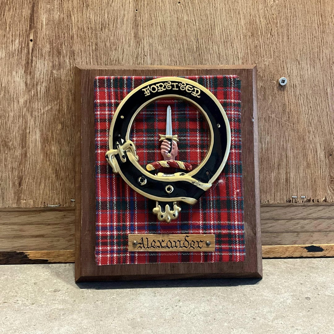 Vintage Wood Clan, Crest Shown is That of House of the Loup, Wall ...