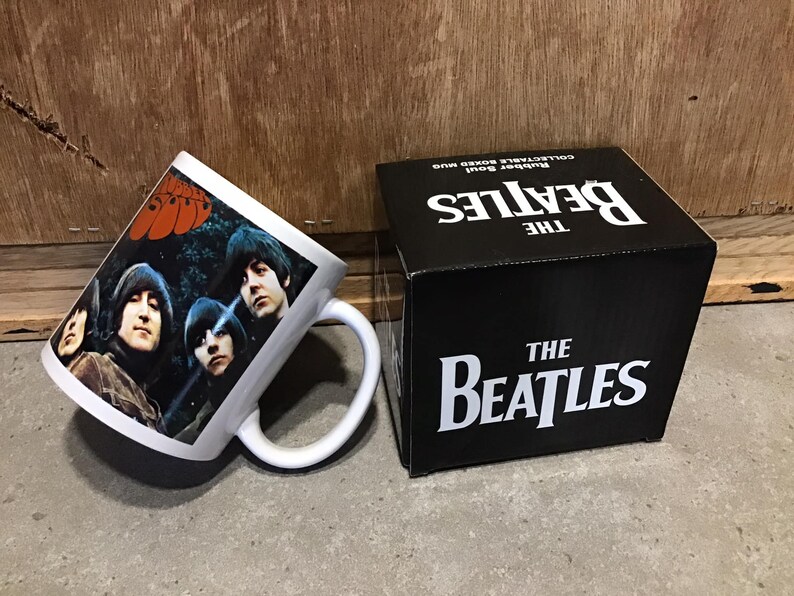 The Beatles Coffee Mug With Box - Etsy