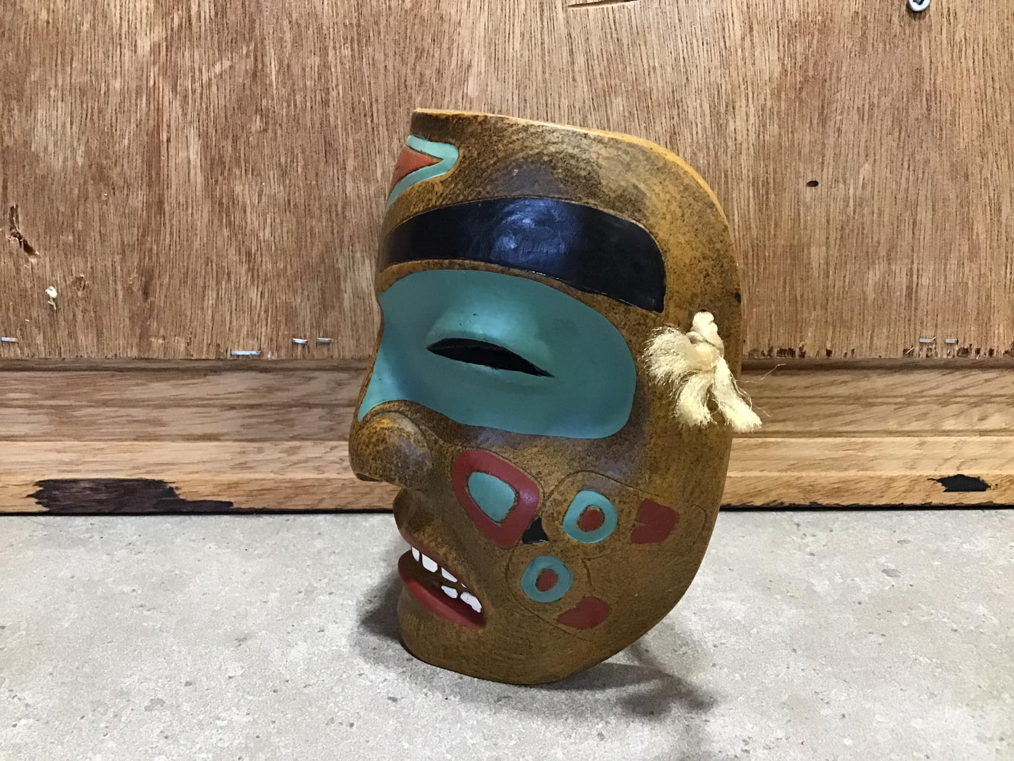 Vintage Traditional Native American Hand Carved Mask Great - Etsy