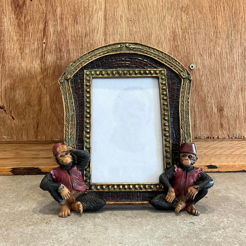 Monkey Picture Frame - Etsy