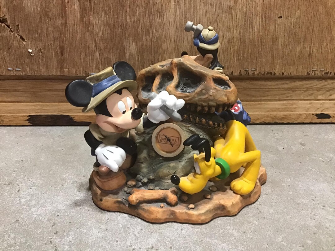 Vintage Disney Animal Kingdom Big Dig in the Boneyard Dinosaur Mickey ...