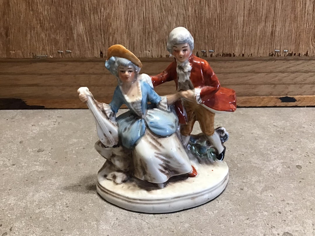 East Germany Foreign Vintage Porcelain Figurine 18th Century Style ...