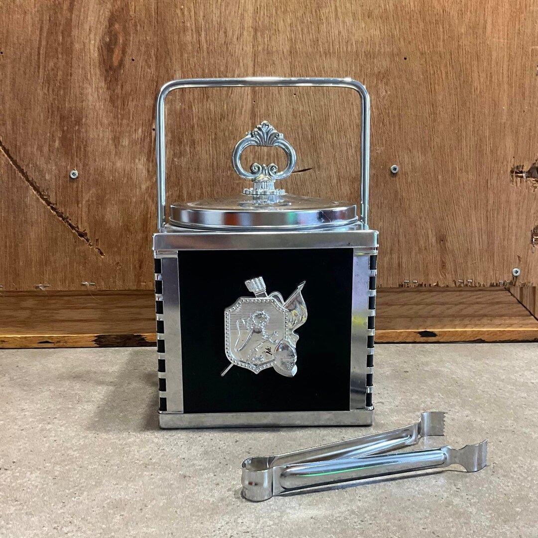 Vintage Medieval Style Ice Bucket With Coat of Arms - Etsy
