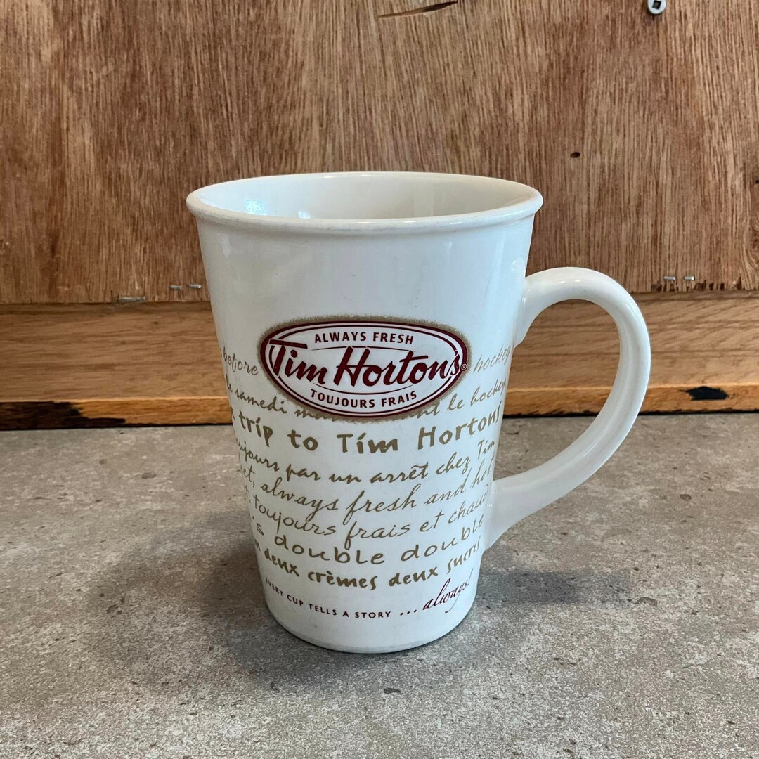 Tim Hortons Always Fresh, Beige Tims Mug Limited Edition #009 - Etsy