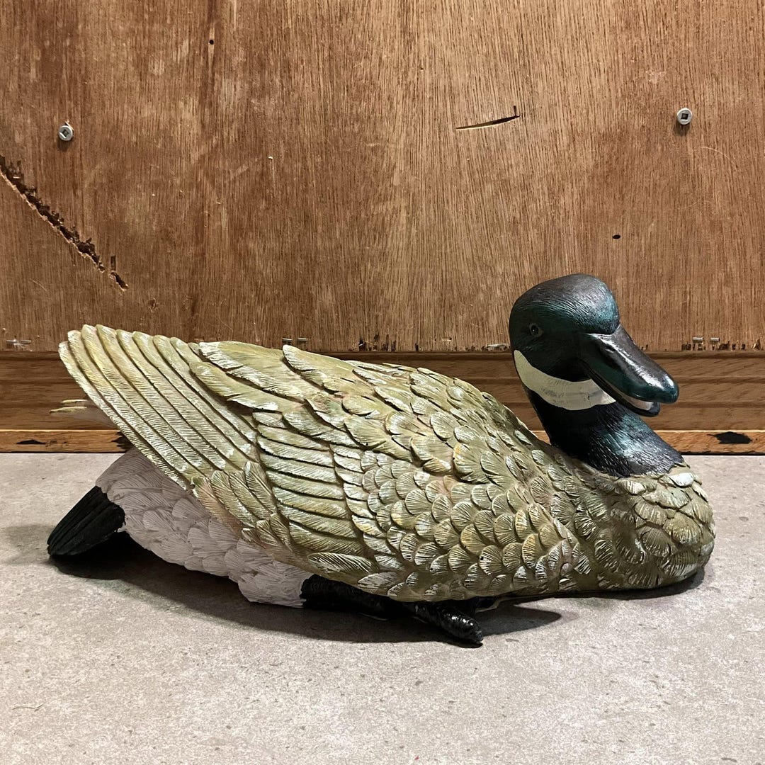 Vintage Heritage Collection Goose Sculpture Lightweight Resin - Etsy