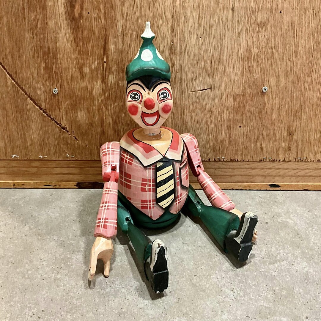 Vintage Italian Wooden Pinocchio Coin Piggy Bank Toy Made in Italy - Etsy