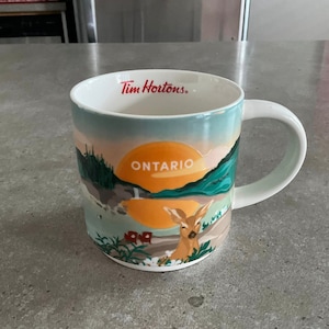 Tim Hortons Travel Collection Coffee Mug Ontario, Collector Mug - Etsy