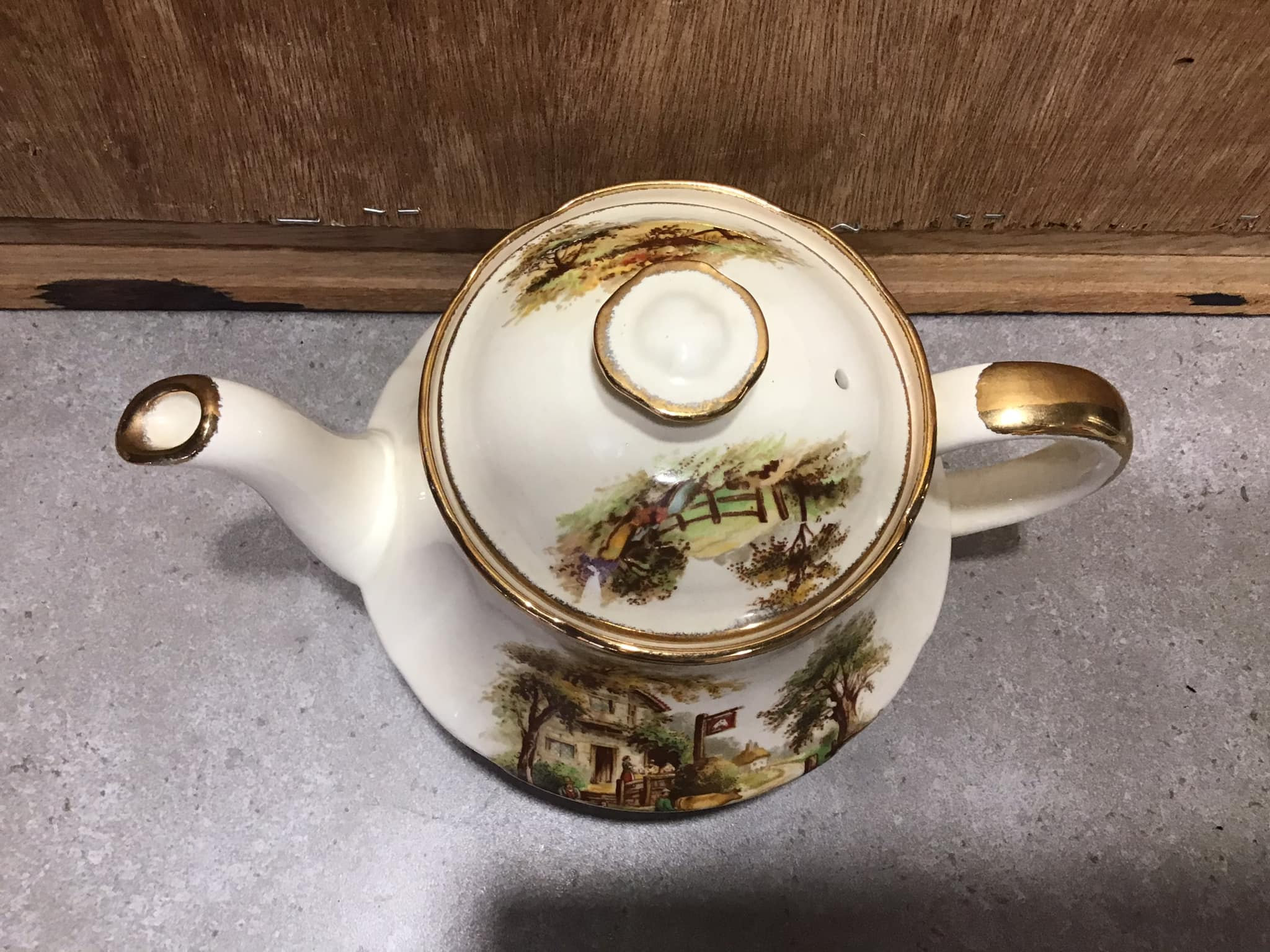 Vintage Alfred Meakin Teapot England Country Farm Cottage | Etsy