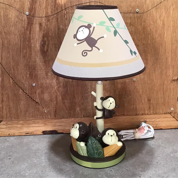Monkey Lamp - Etsy
