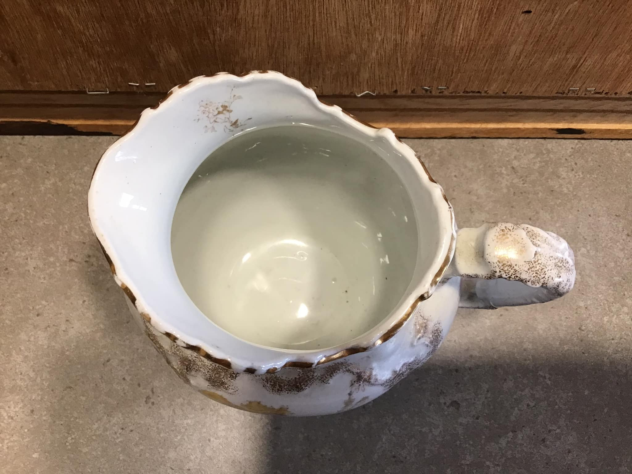 Antique Bishop & Stonier Imperial Semi Porcelain Floral Pitcher England ...
