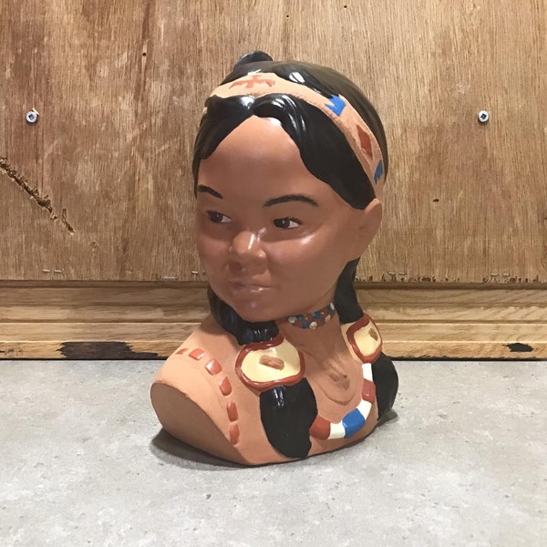 Ceramic Indian Busts - Etsy