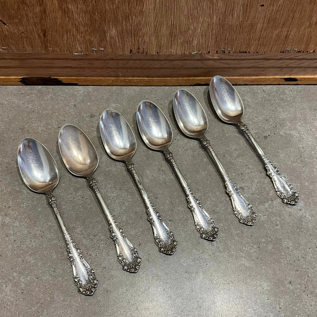 6 Vintage 1847 Rogers Bros. Table Spoons 7" - Etsy