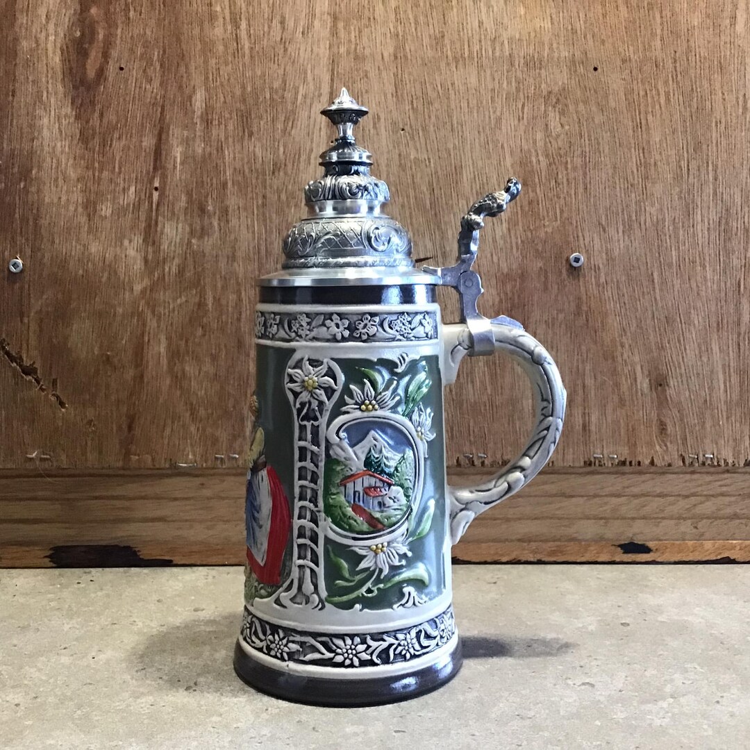 Vintage W. Germany Gerz Beer Mug With Lid 9.5 Limited Edition Inch ...