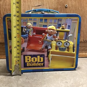 Vintage BOB THE BUILDER Metal Box With Handle Bright Colors, Collectors ...