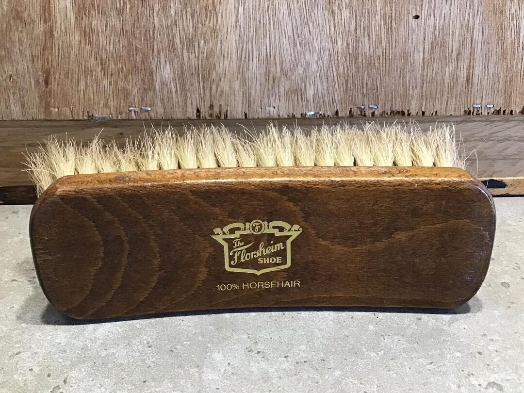 Florsheim Professional Horse Hair Shoe Shine Brush - Made in Germany - Etsy