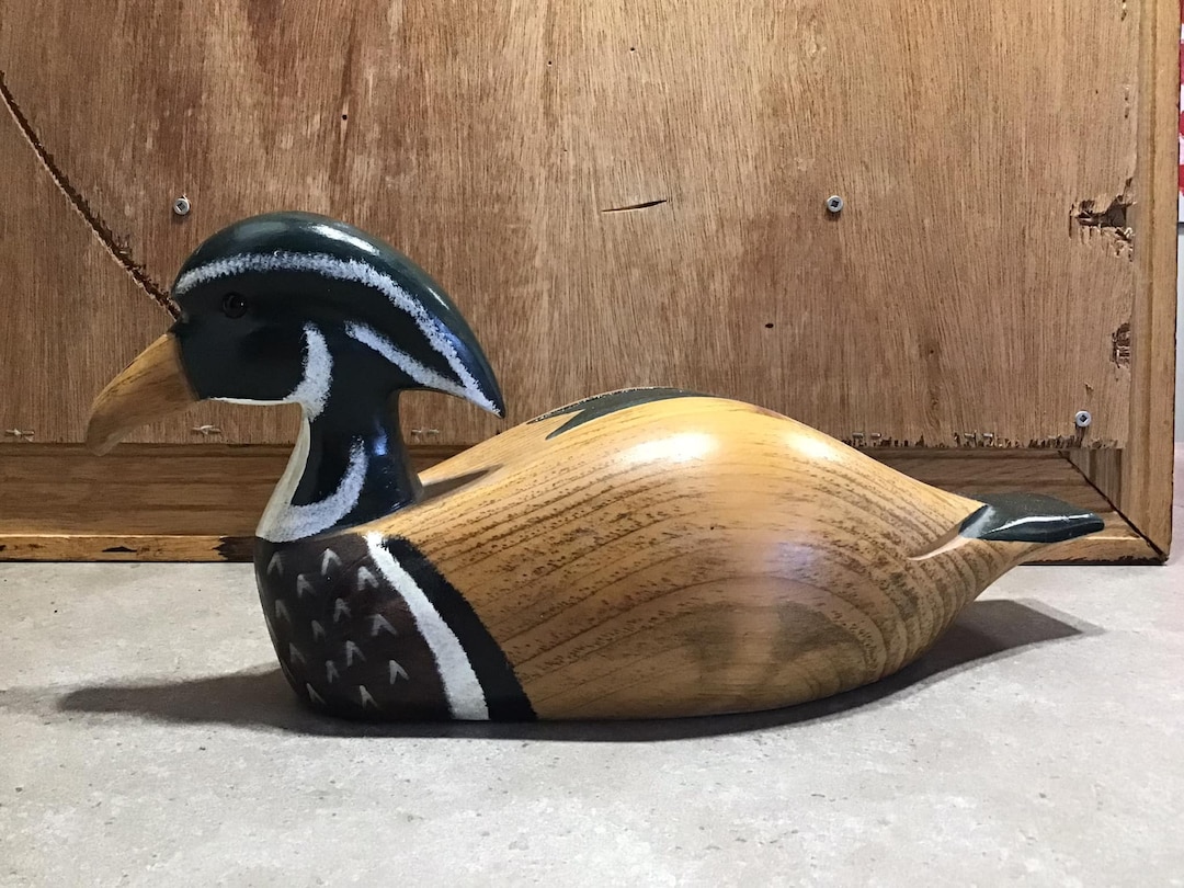 Pine Wood Duck Decoy Collection 15" Made in Canada - Etsy