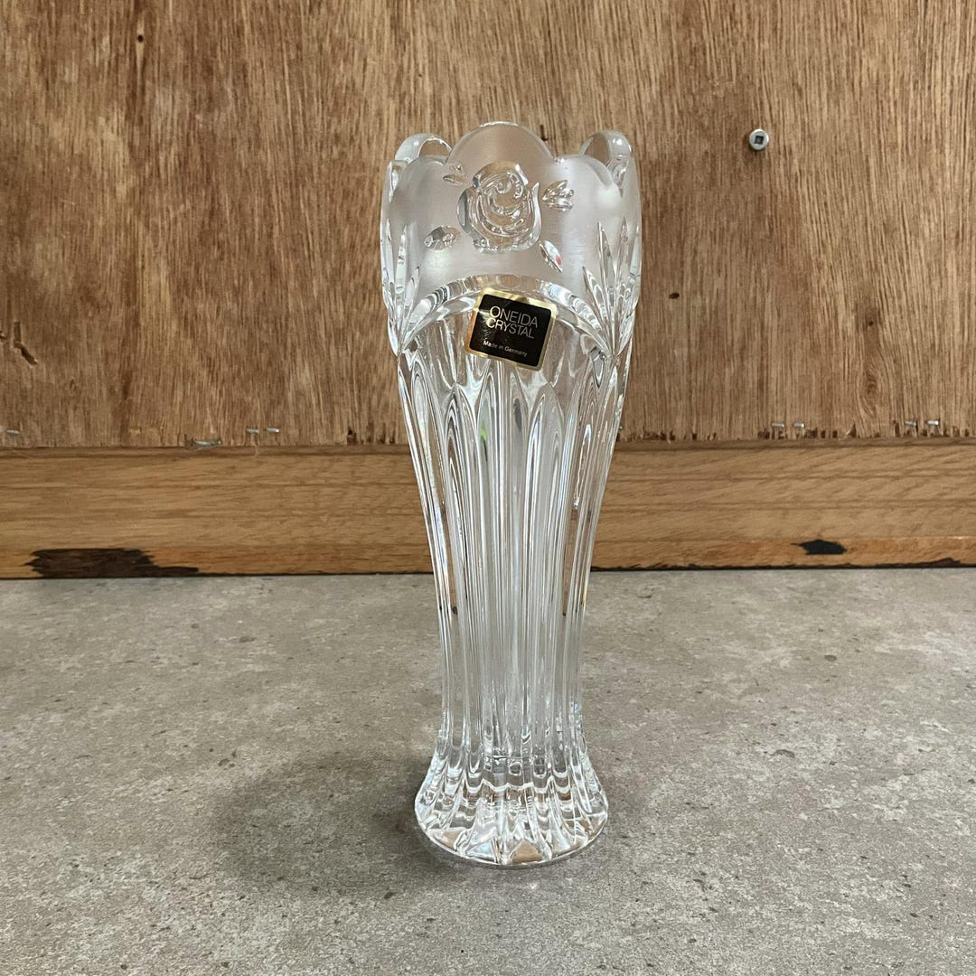 Vintage Crystal Vase, Oneida, Bud Vase, Made in Germany - Etsy