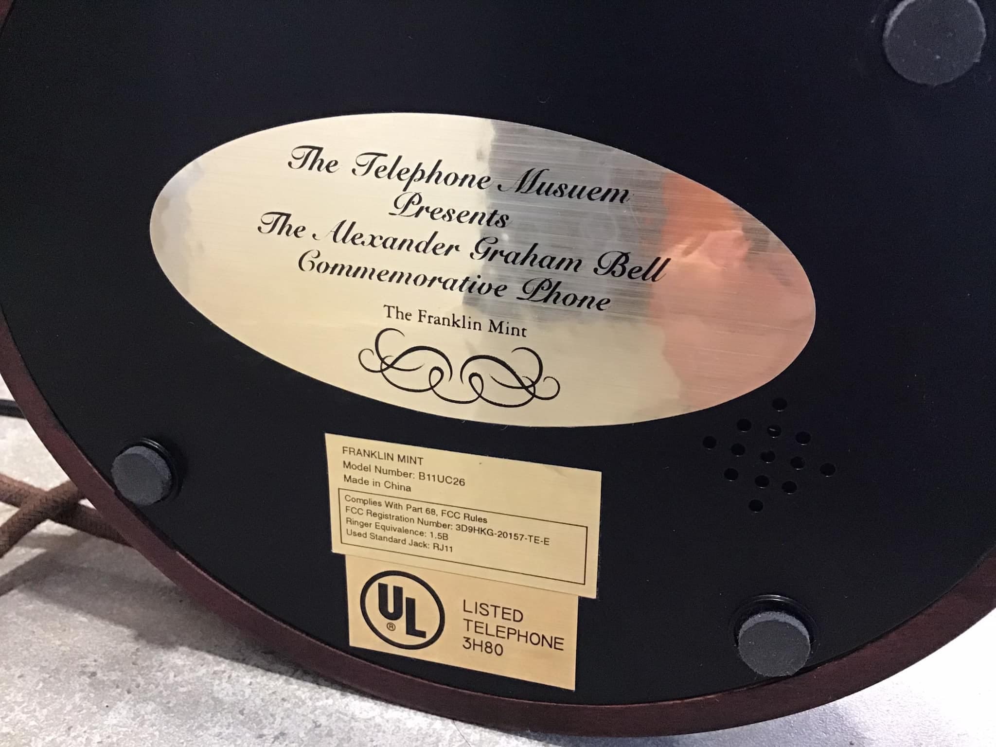 Rotary Phone Alexander Graham Bell Franklin Mint 150th Year - Etsy