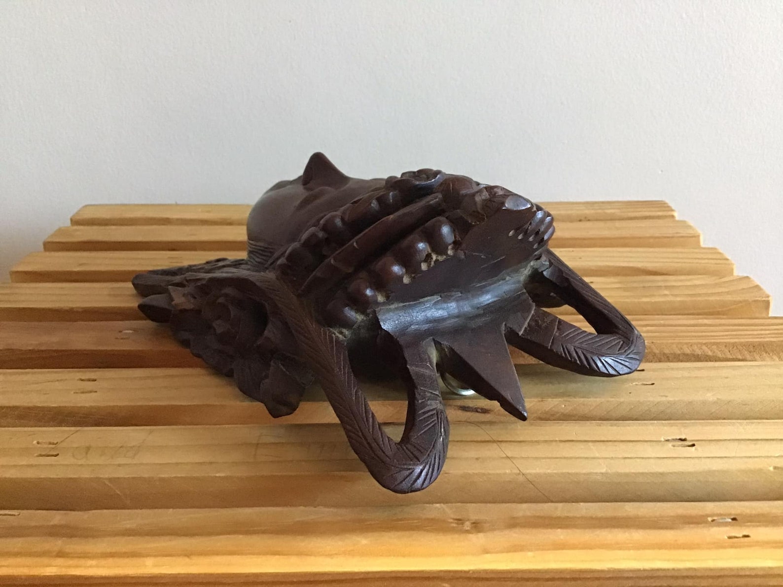 Vintage Mid Century Decor Wall Hanging Art Primitive Face - Etsy