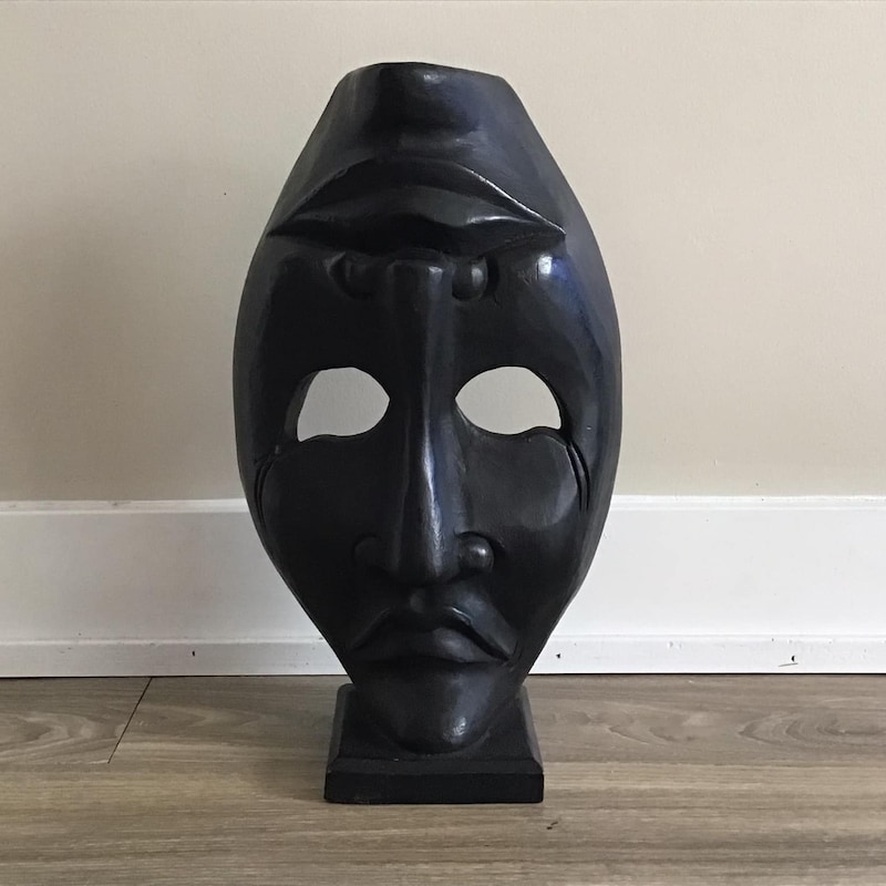 Sad Mask - Etsy