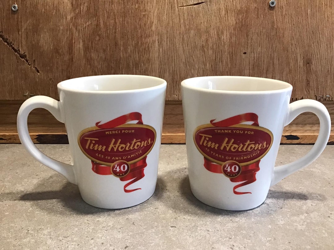 2 Tim Hortons 40th Anniversary Mugs, Tims Mugs #004 Limited Edition ...