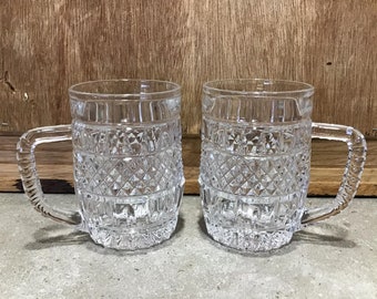 Crystal BEER MUG With Cut Pattern - Etsy