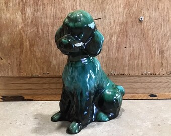 Blue Poodle Statue - Etsy