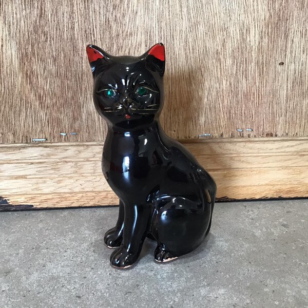 Pottery Cat - Etsy